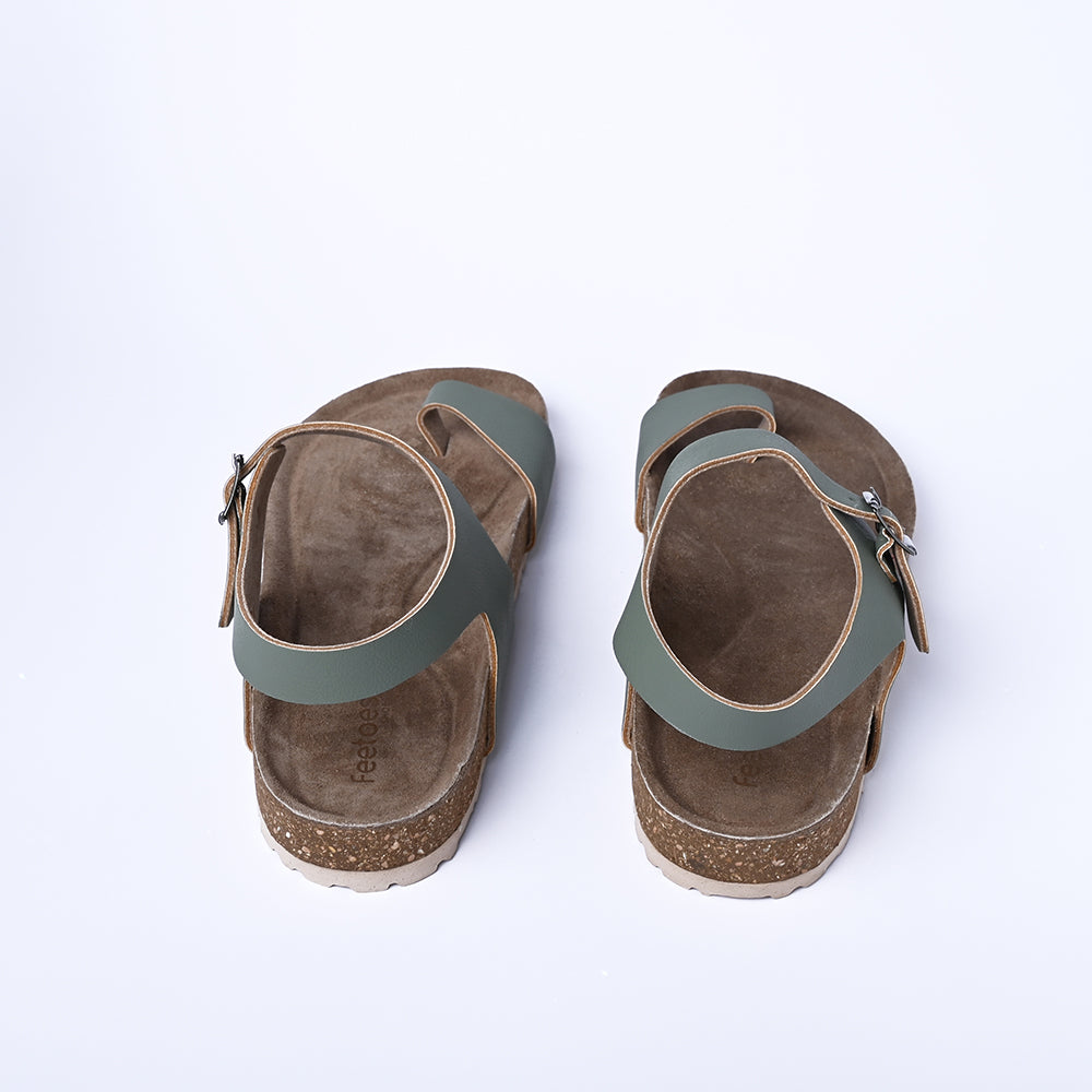 Vintage Olive Sandals – feetoesshoes.com